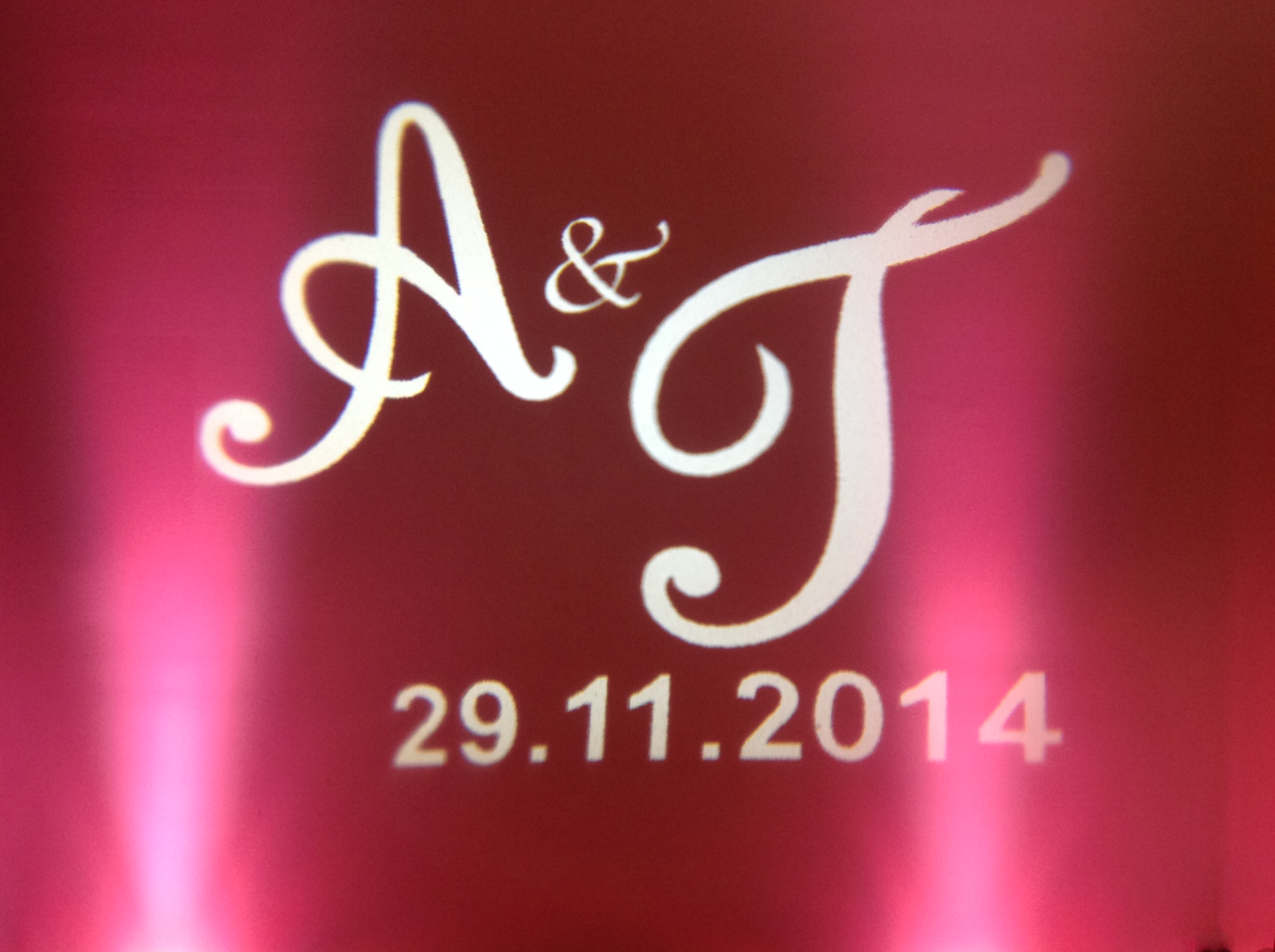 Adelaide Wedding Lighting | Uplighting & monogram lighting