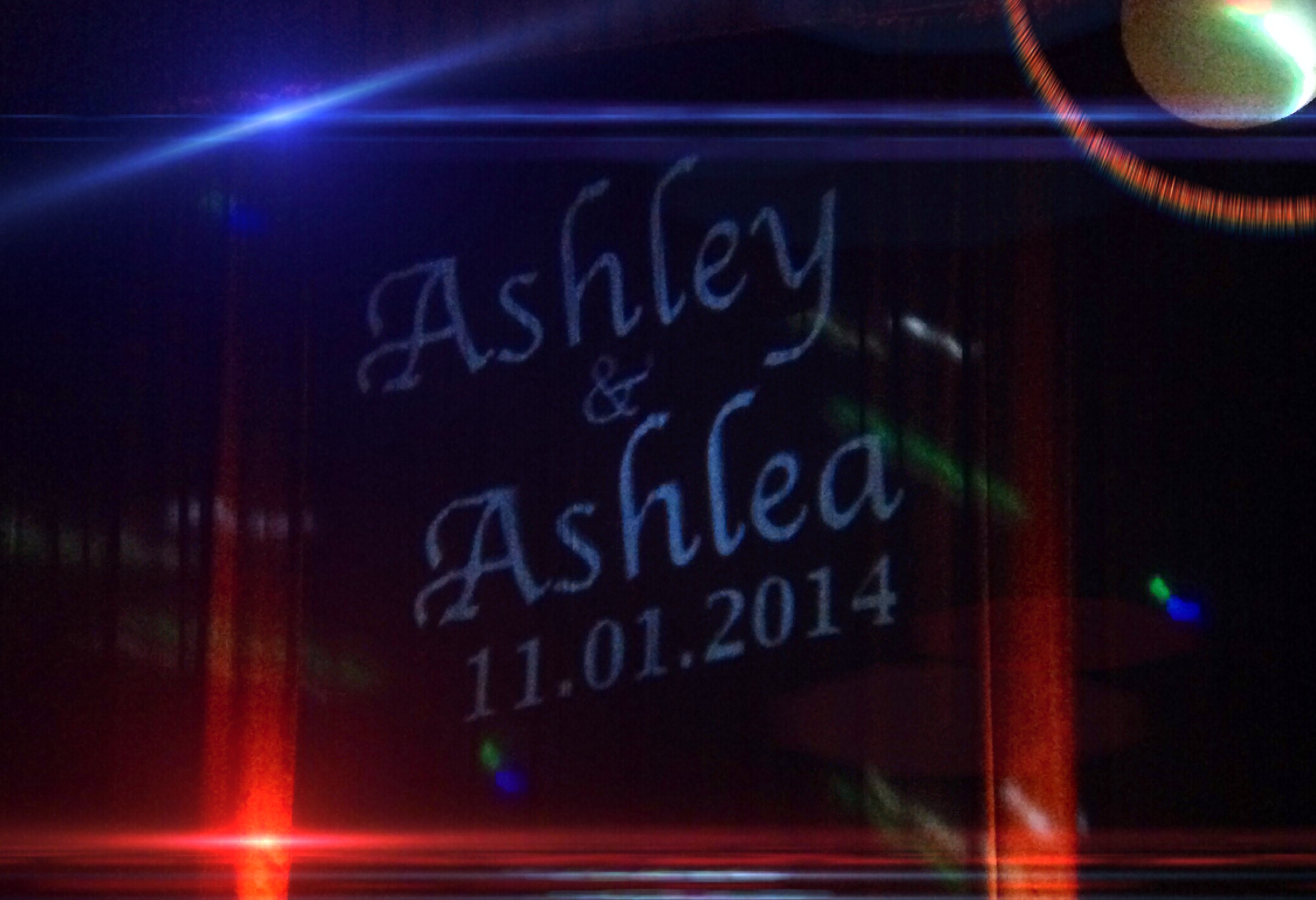 Adelaide Wedding Lighting | Uplighting & monogram lighting